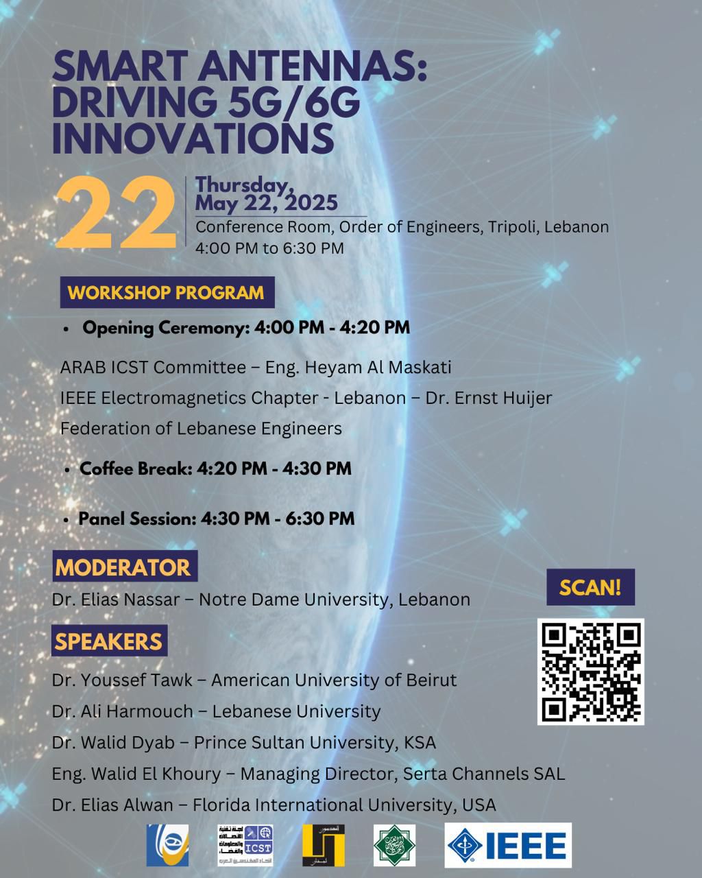 Smart Antennas: Driving 5G/6G Innovations | Order of Engineers and Architects in Tripoli, Lebanon